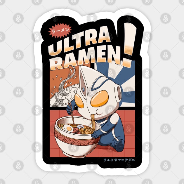Cute Chibi Ultra Ramen - Ramen - Sticker | TeePublic