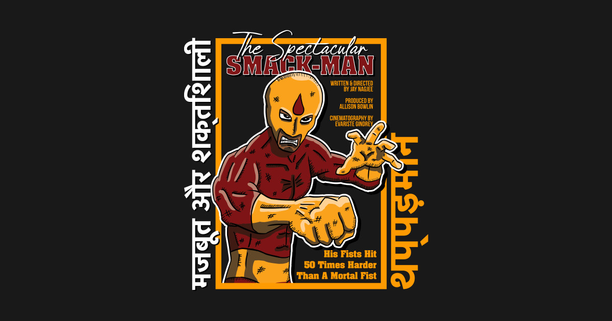 The Spectacular Smack-Man Poster || Superhero || Kung Fu || Martial ...