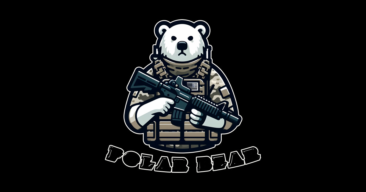 Tactical Polar Bear - Polar Bear - Sticker | TeePublic