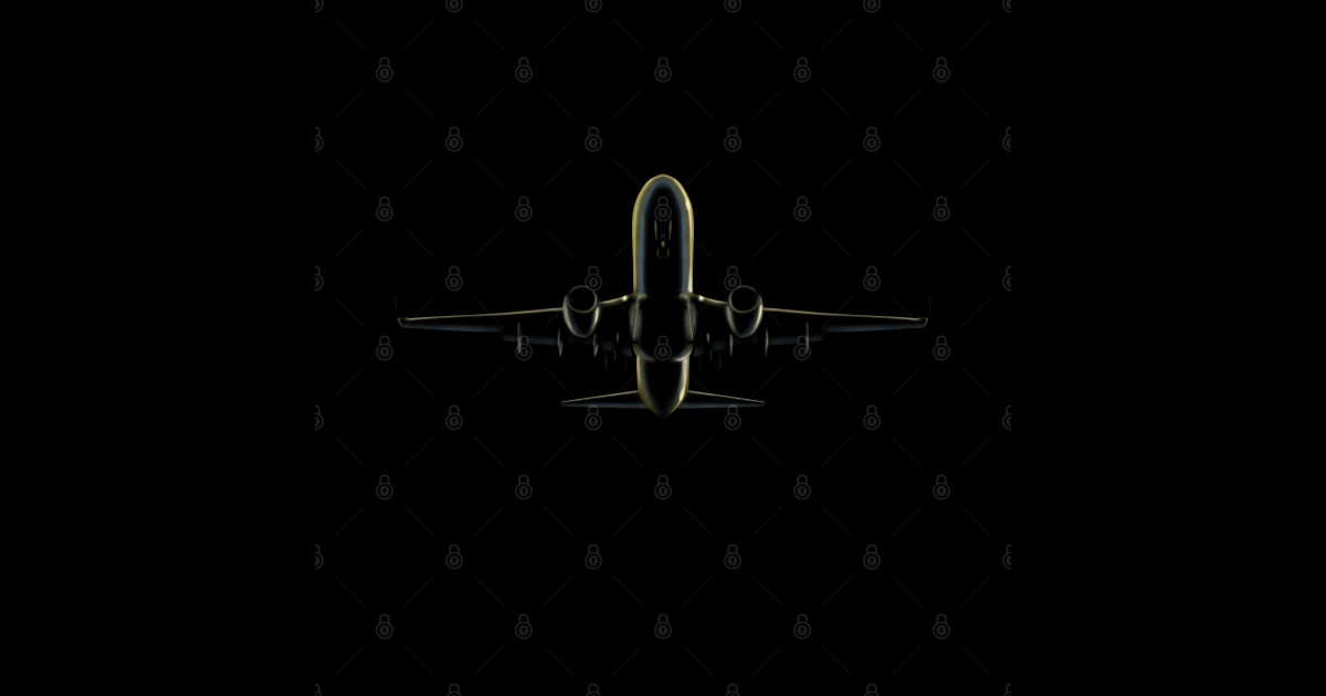 Passenger aircraft - Airplane - Sticker | TeePublic