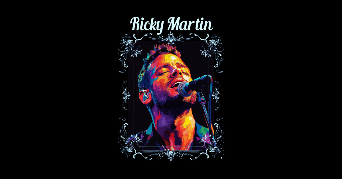 RICKY MARTIN MUSICIAN FAN ART - Ricky Martin Musician Fan Art - Sticker ...