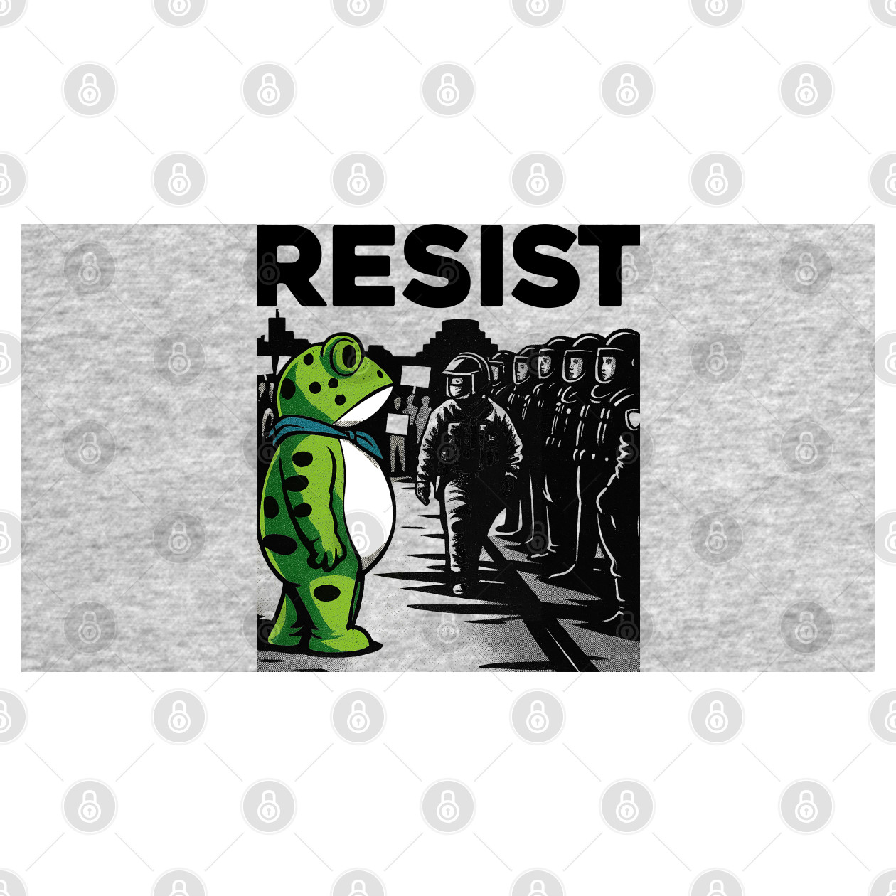 Portland Frog, Freedom frog, resist, rage against the machine ...