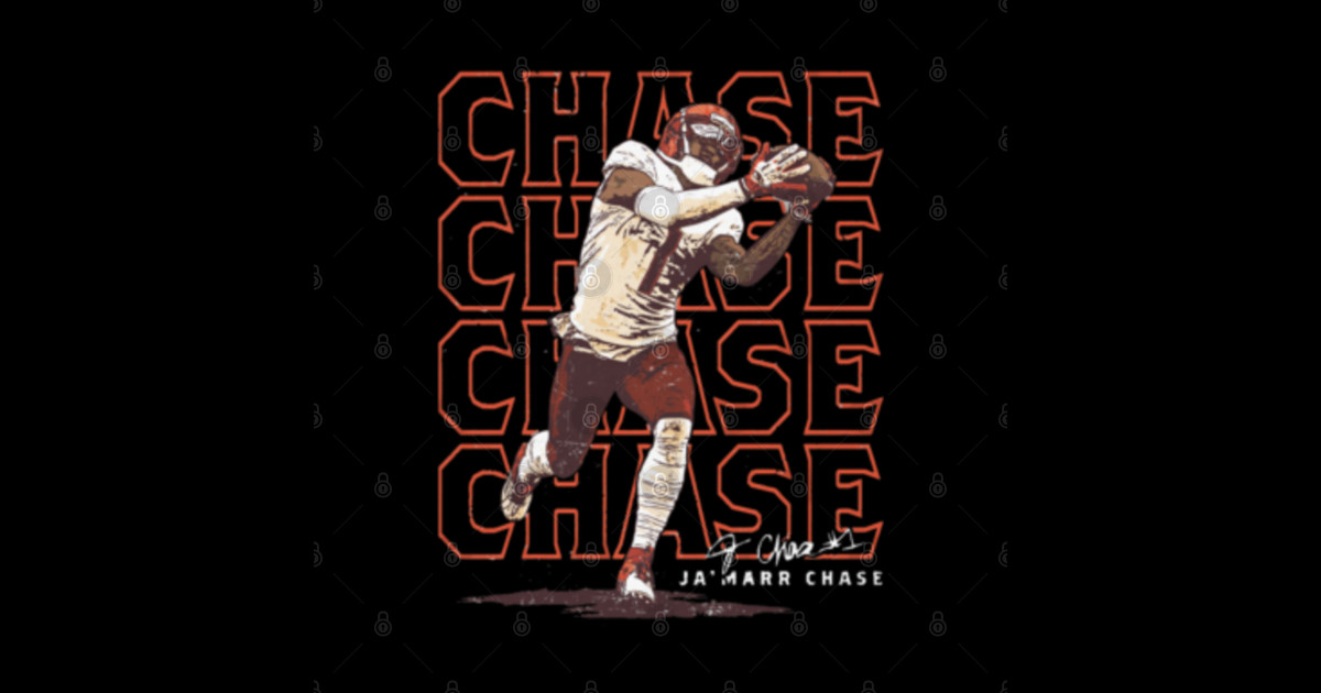Ja'marr Chase Cincinnati Repeat - Jamarr Chase - Posters and Art Prints ...