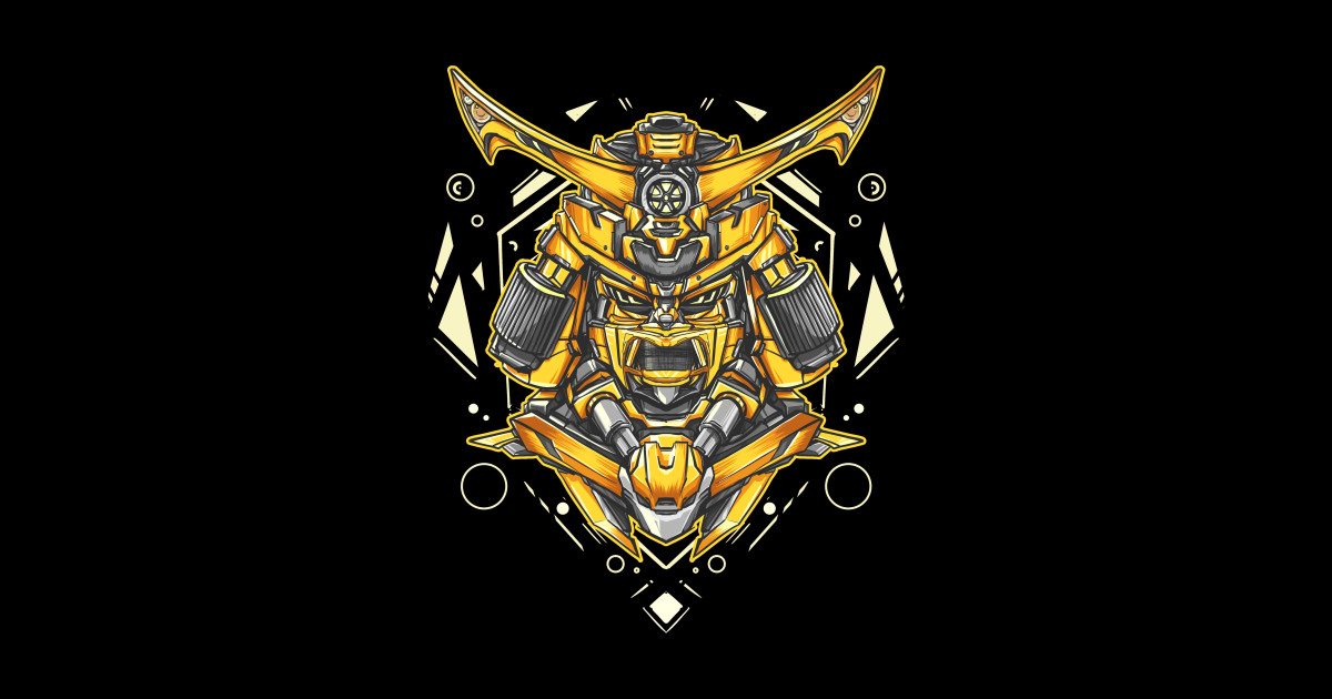 Mecha samurai car - Samurai - Sticker | TeePublic