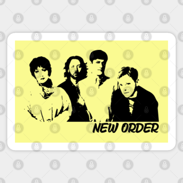New Order art ,New Order designs - New Order - Sticker | TeePublic