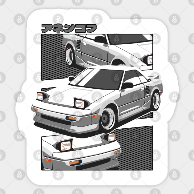 Toyota Mr2 aw11 - Mr2 - Sticker | TeePublic