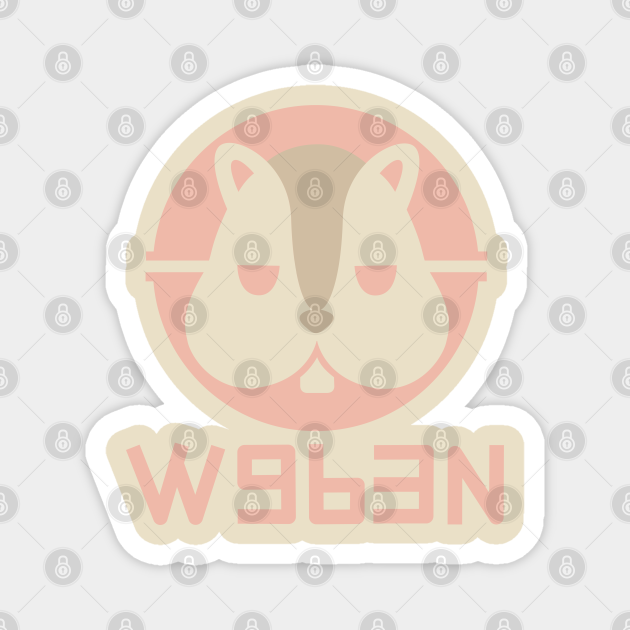 Lycoris Recoil Walnut Kurumi's logo - Lycoris Recoil - Magnet | TeePublic