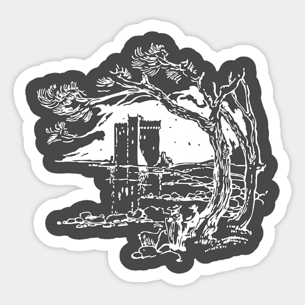 Medieval Castle - Castle - Sticker | TeePublic