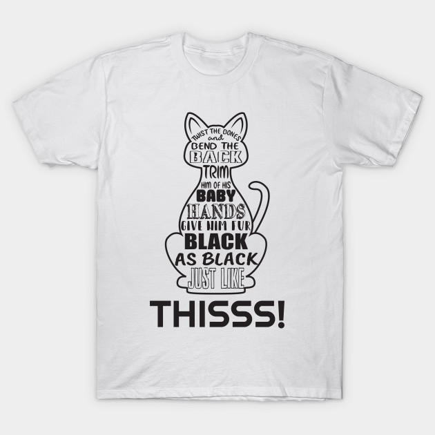 'Hocus Pocus Cat Spell' Cute Cats Adorable - Cats - T-Shirt | TeePublic