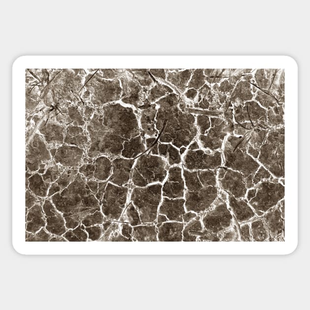 Cracked texture - Abstract - Sticker | TeePublic
