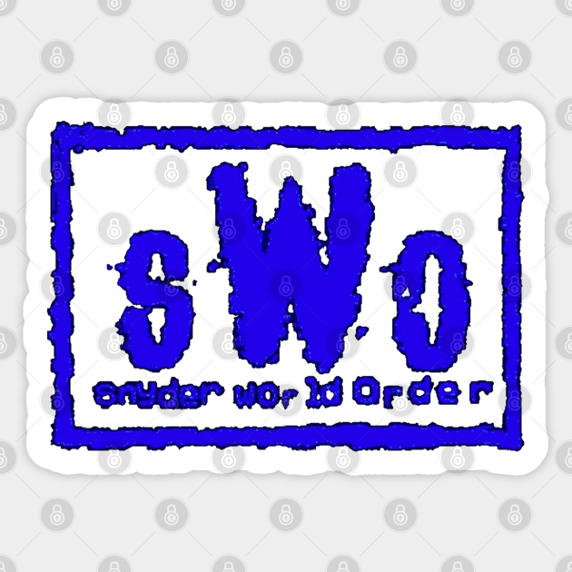 Snyder World Order (sWo - Blue Logo) - Zack Snyder - Sticker | TeePublic