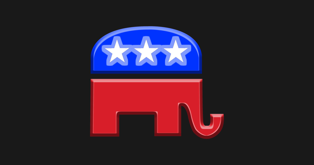 Republican Logo - Republican Party - T-Shirt | TeePublic