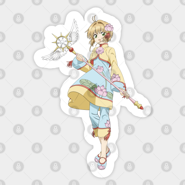 Card Captor Sakura - Sakura - Cardcaptor Sakura - Sticker | TeePublic