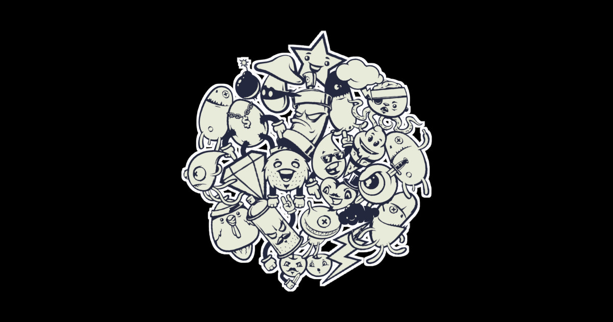 doodle art - Doodle Artwork - Sticker | TeePublic