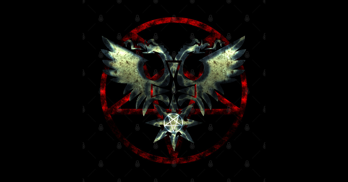 BEHEMOTH RED PENTAGRAM - Behemoth - Sticker | TeePublic