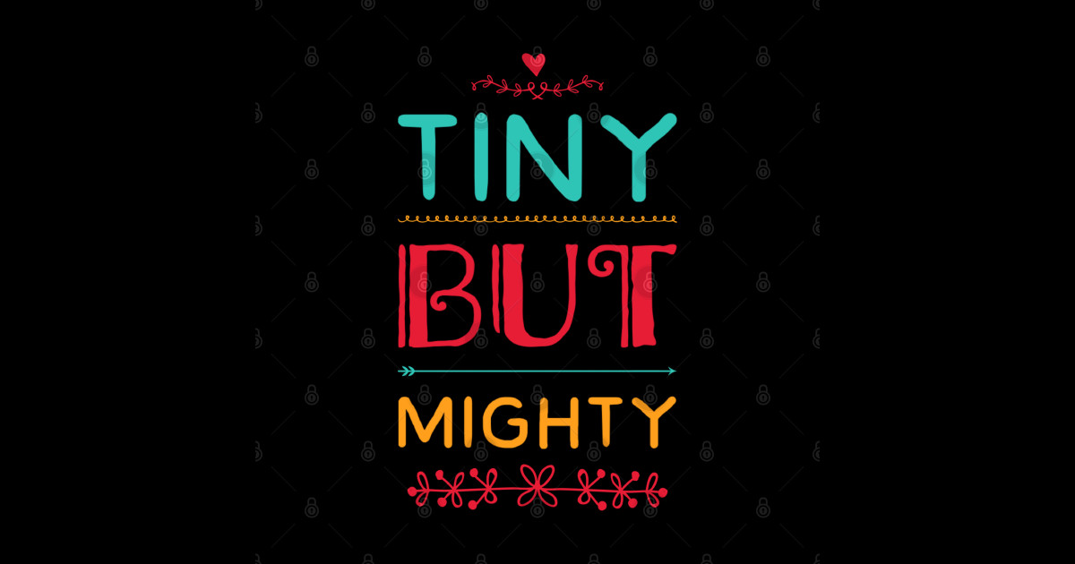 Tiny But Mighty cute great for kids toddlers baby shower gift - Tiny ...