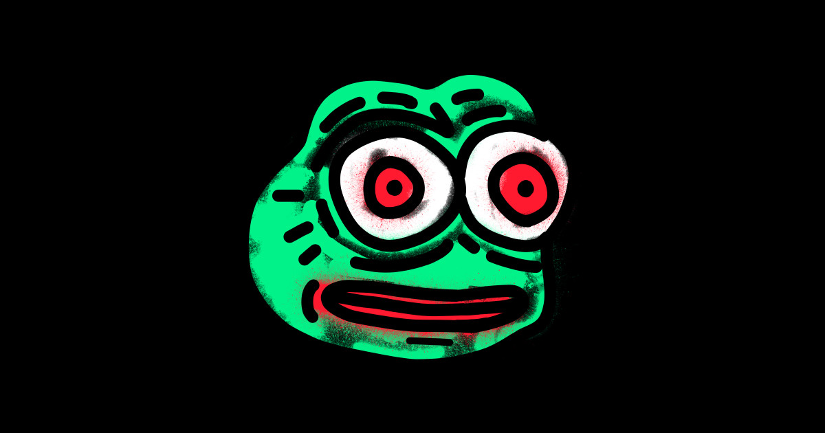 Weird Pepe - Pepe The Frog - Sticker | TeePublic