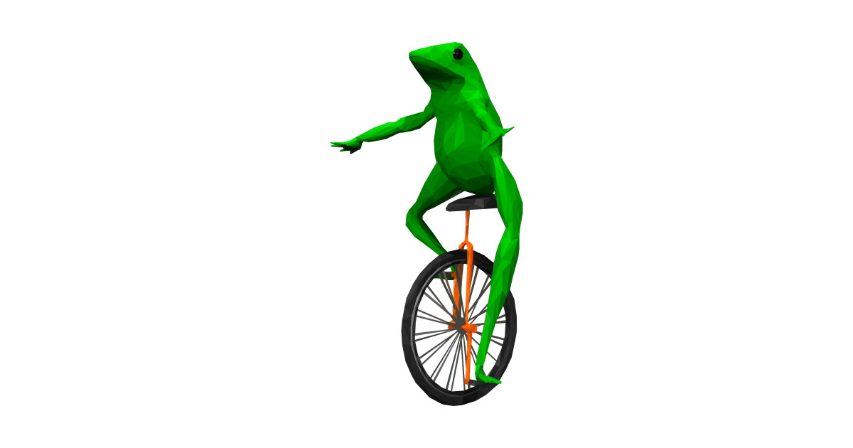 Dat Boi Frog On Unicycle Meme T Shirt Teepublic