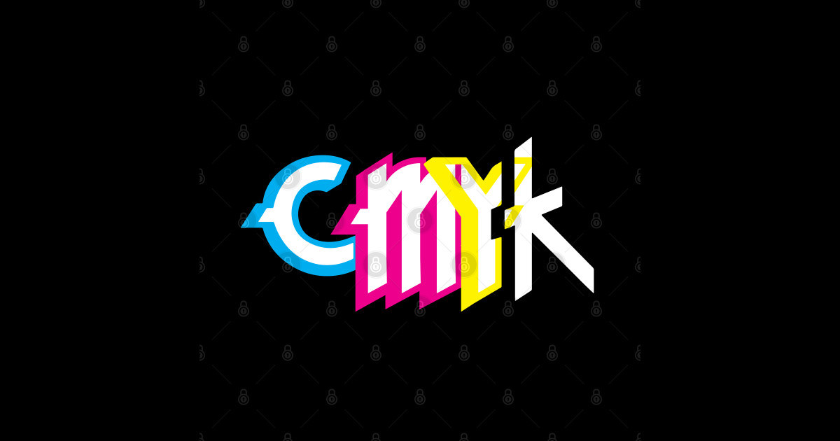 CMYK - Dark Mode - Cky - Sticker | TeePublic