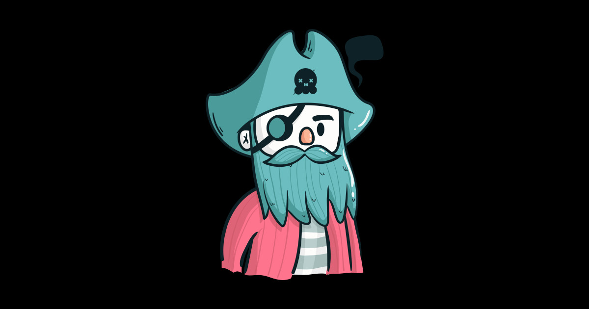 Arrr! Pirate!!! - Pirate - Sticker | TeePublic