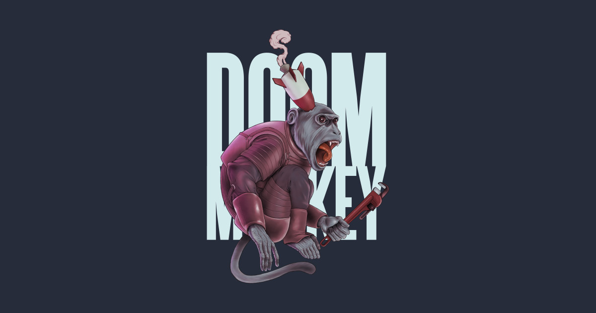 Doom Monkey - Doom Monkey - Kids Hoodie | TeePublic