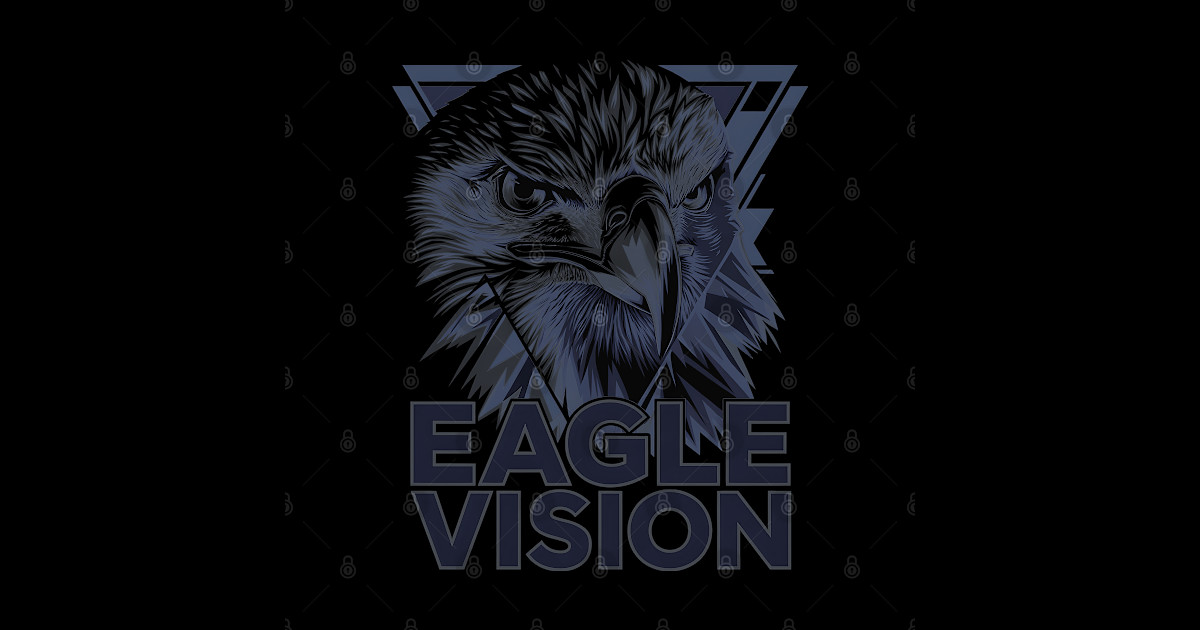 Eagle Vision - Eagle Eye - Sticker | TeePublic