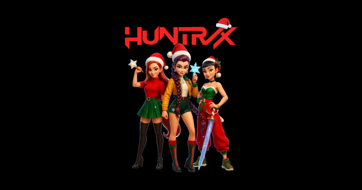 Huntrix Christmas Kpop Demon Hunters - Huntrix - Hat | TeePublic