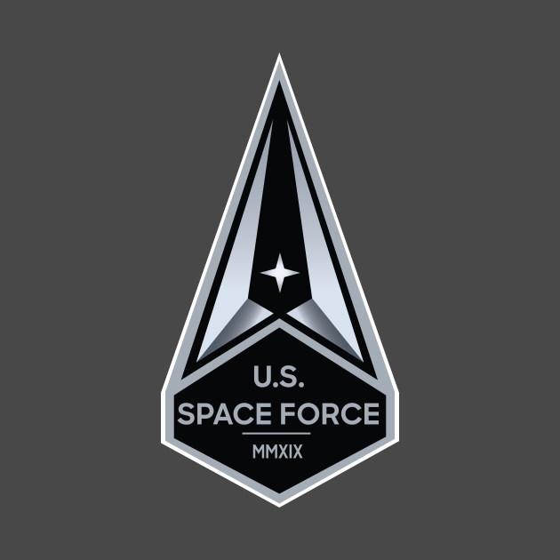 Space Force Official Service Patch -Black & White Version - Space Force ...