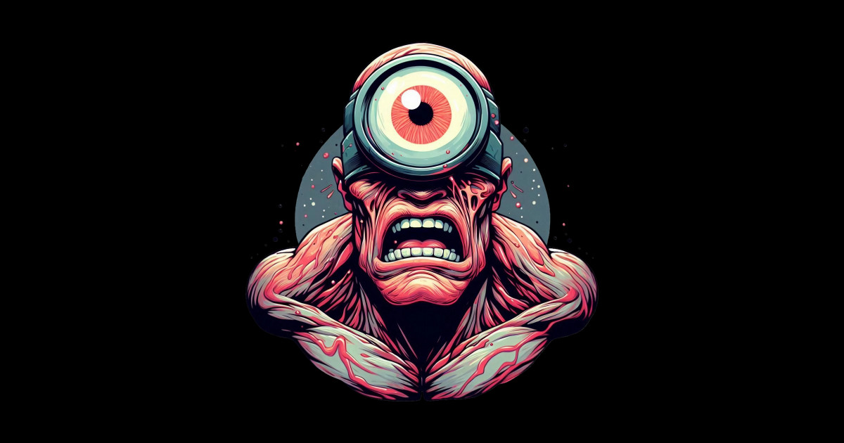 Scary Cyclops - Scary Cyclops - Sticker | TeePublic