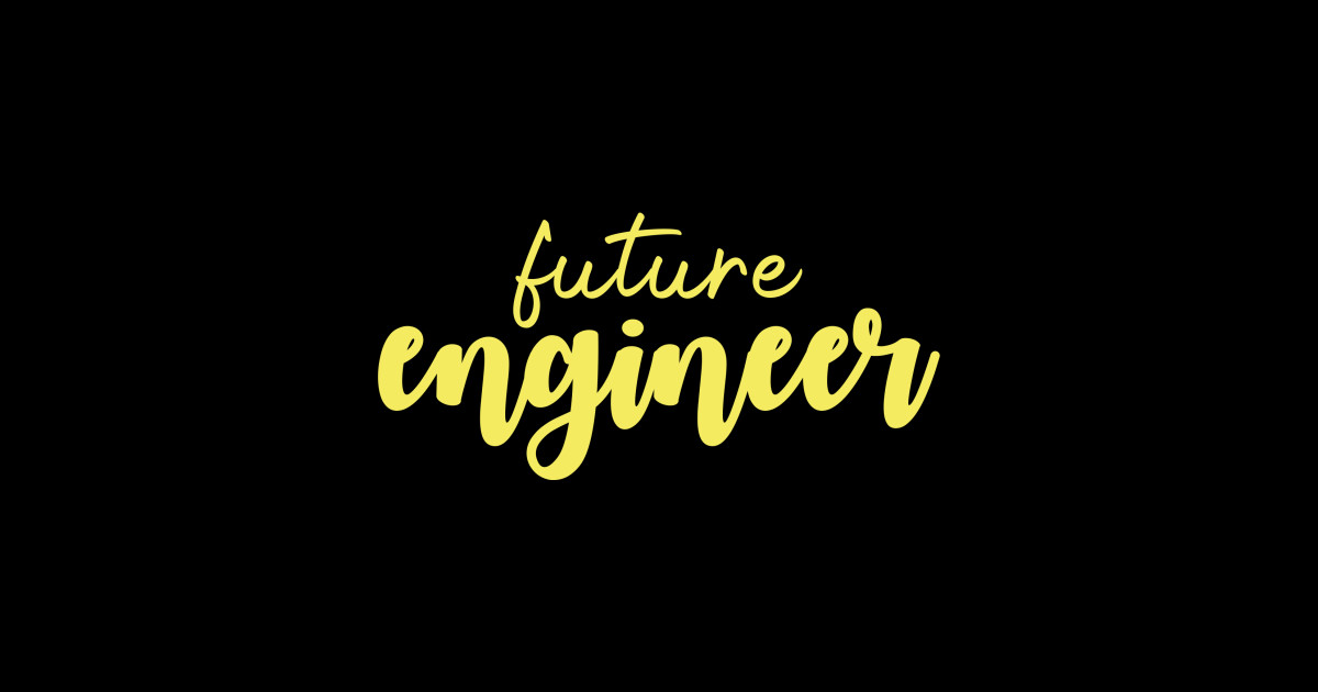 Future Engineer - Yellow - Yellow - Sticker | TeePublic