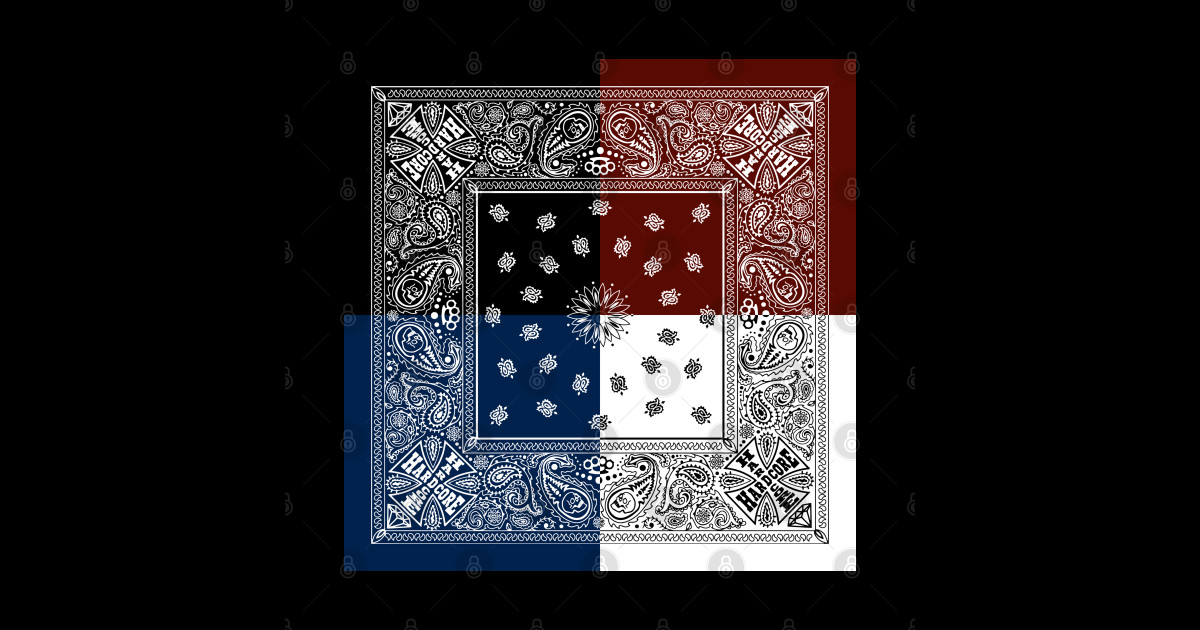 Bandana Pattern Boho Chic - Bandana Pattern - Posters and Art Prints ...