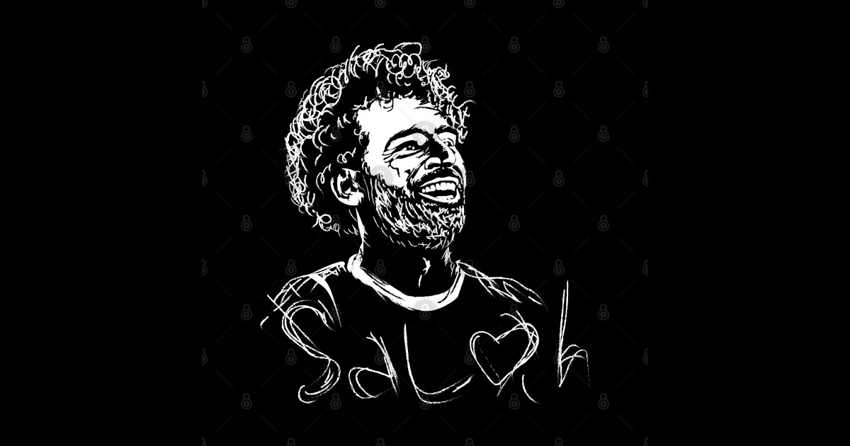 Salah football - Salah - Sticker | TeePublic