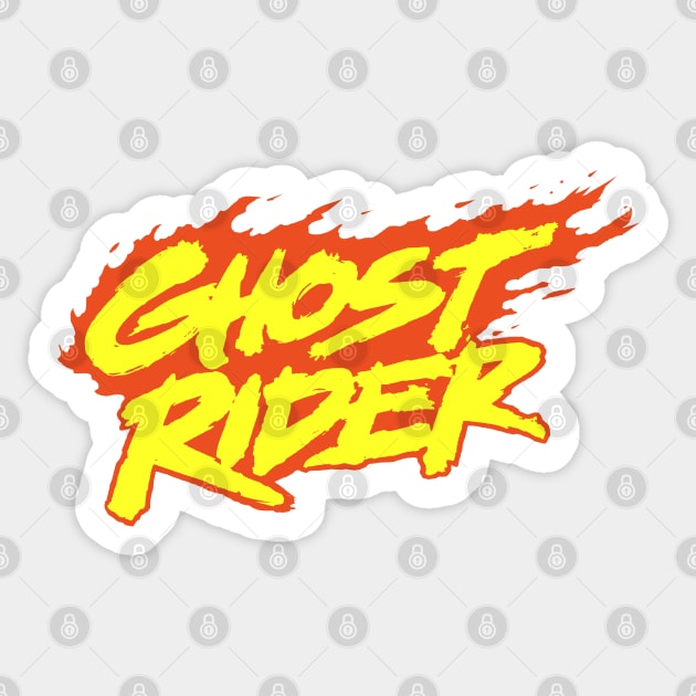 Ghost Rider logo - Ghost Rider - Sticker | TeePublic
