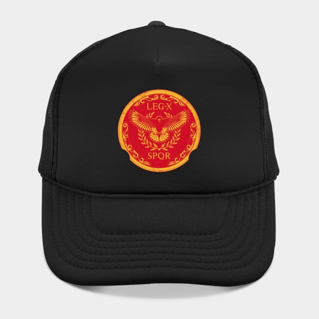 Legio X Equestris Roman Legionary Emblem - Spqr - Hat | TeePublic
