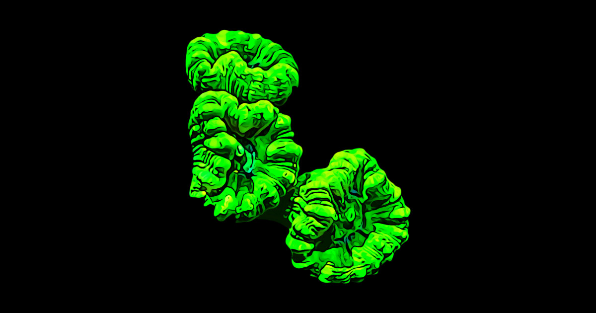 Kryptonite Candy Cane - Coral - Sticker | TeePublic