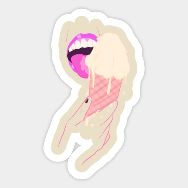 Ice Cream Peen - Ice Cream - Sticker | TeePublic