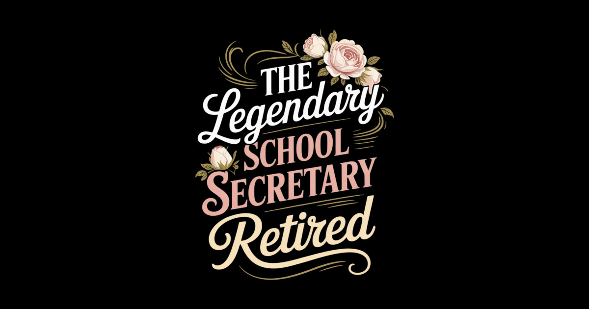 Cool Retired School Secretary Retirement Party Gift - Cool Retired ...