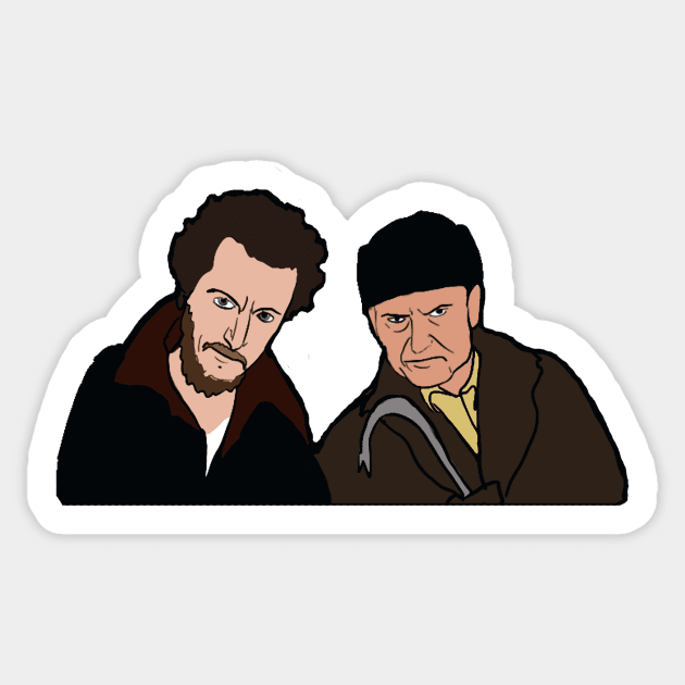 The Wet Bandits - Home Alone - Sticker | TeePublic