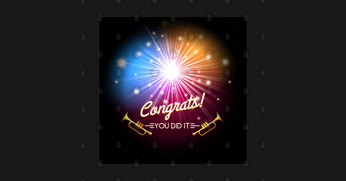 Congrats Fireworks - Firework - T-Shirt | TeePublic