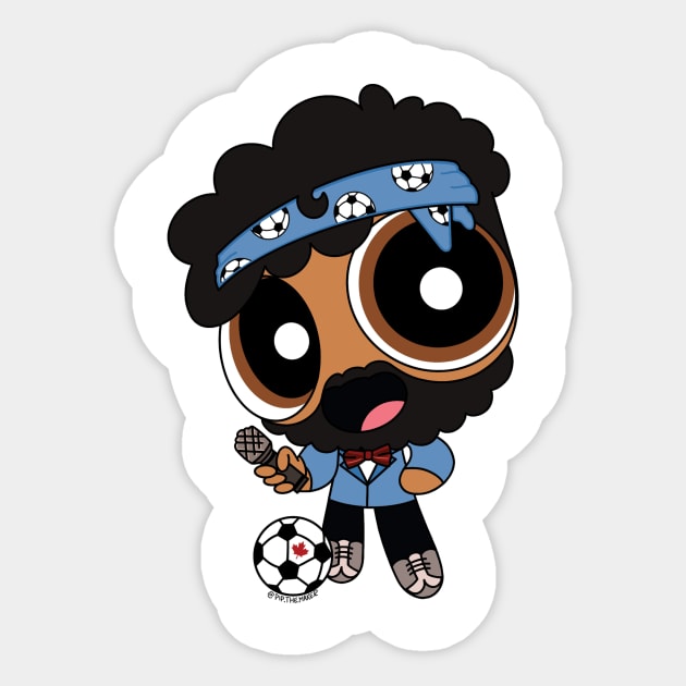 BLUE POWERPUFF Wayne! - Dancinwayne - Sticker | TeePublic