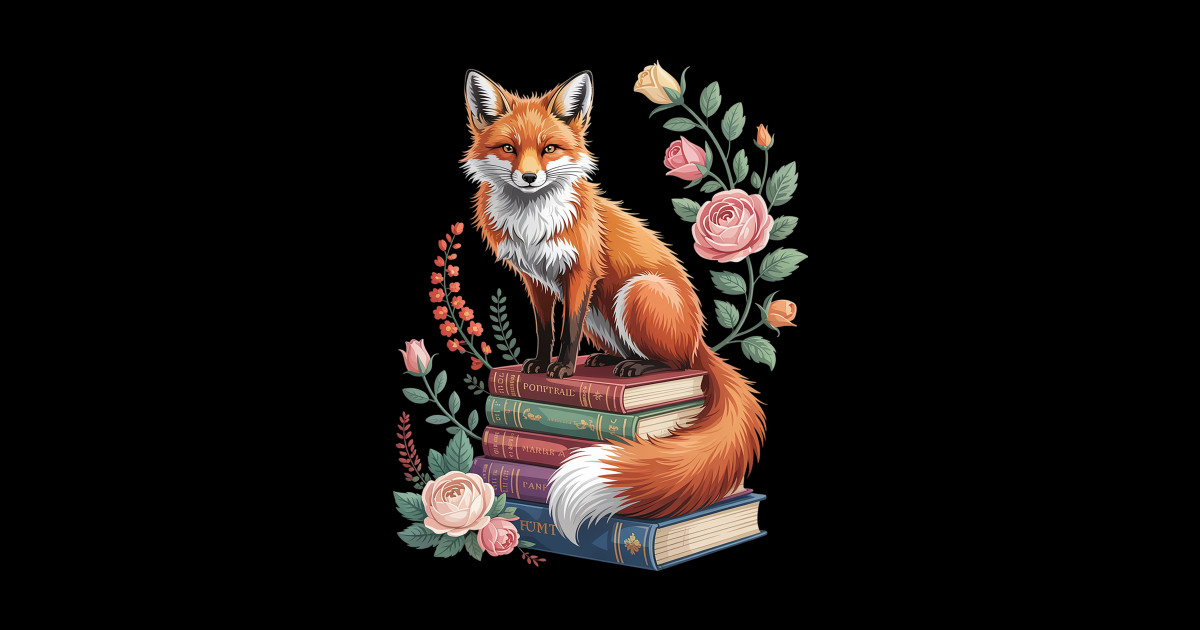 Cute Cottagecore Floral Fox Aesthetic - Cute Cottagecore Floral Fox ...