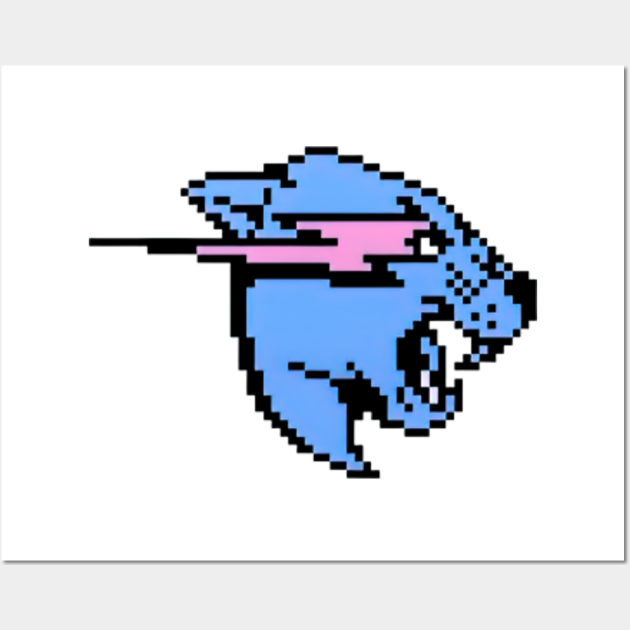 Mr Beast Logo, Pixelated Logo, Pixel Art - Mr Beast - Posters and Art ...