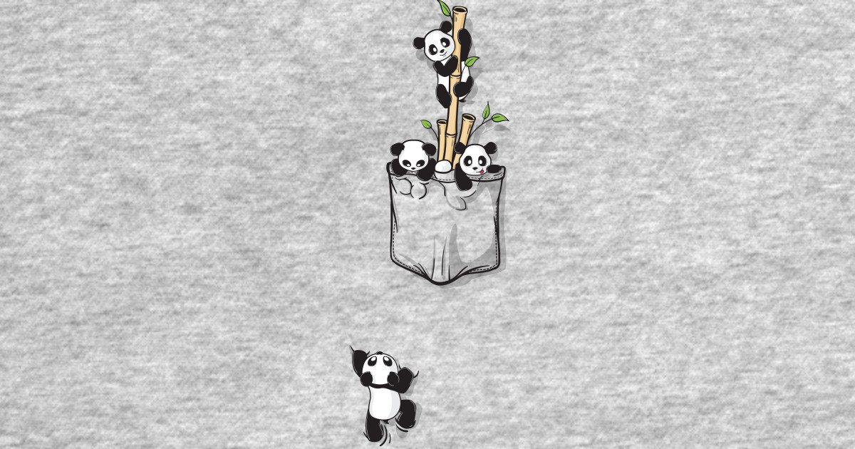 POCKET PANDAS - Pocket Panda - Hoodie | TeePublic