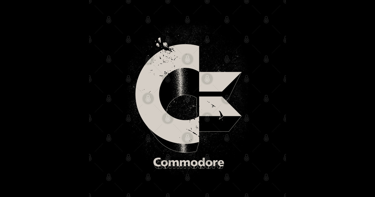 Commodore Retro Logo - Commodore 64 - Sticker | TeePublic