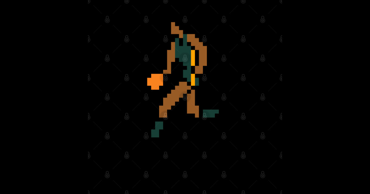 8-Bit Basketball - Seattle - Retro - Sticker | TeePublic