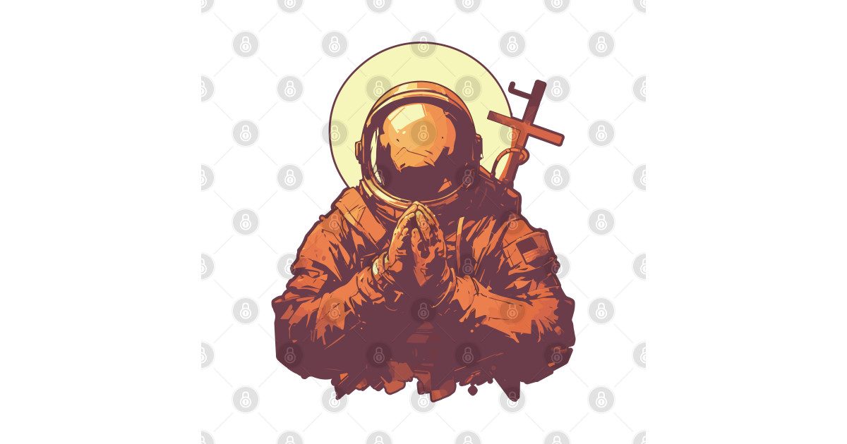 Jesus As An Astronaut - Jesus Christ - T-Shirt | TeePublic
