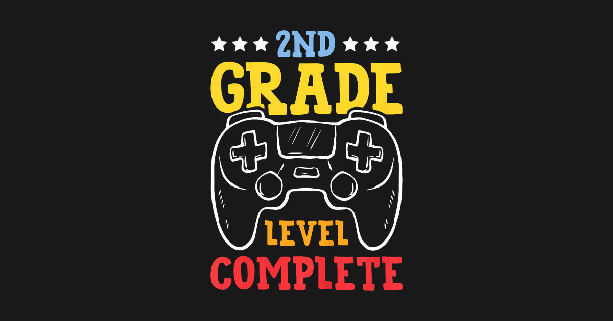 Kids 2Nd Grade Level Complete Last Day Of School Game Controller - Last ...