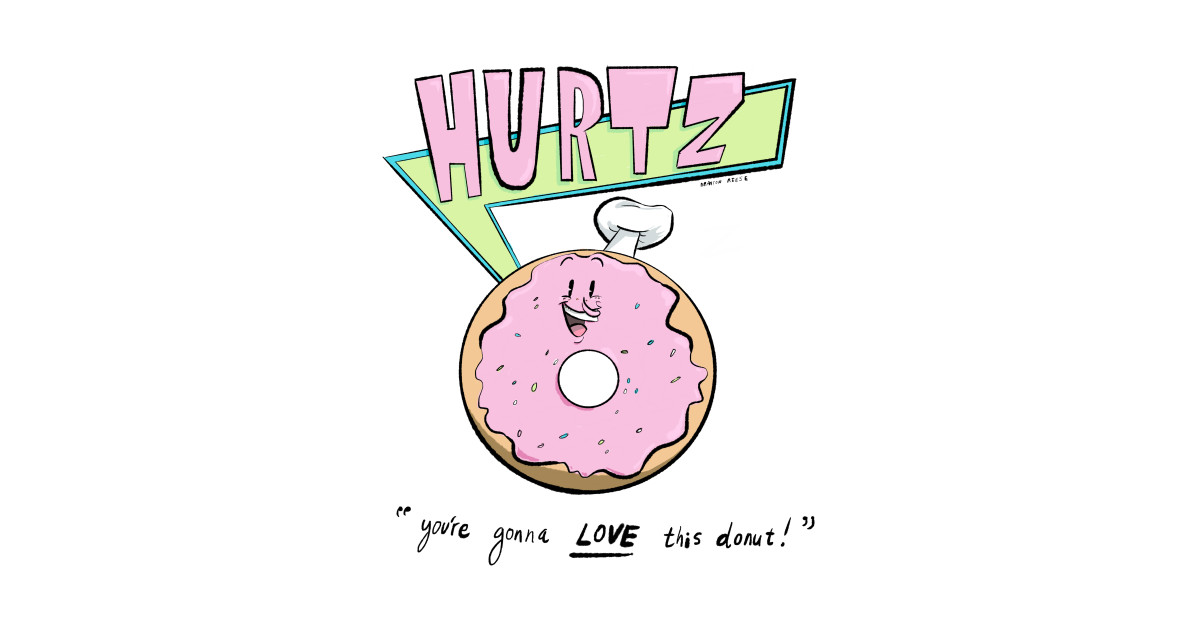 Hurtz Donut - Donut - T-Shirt | TeePublic
