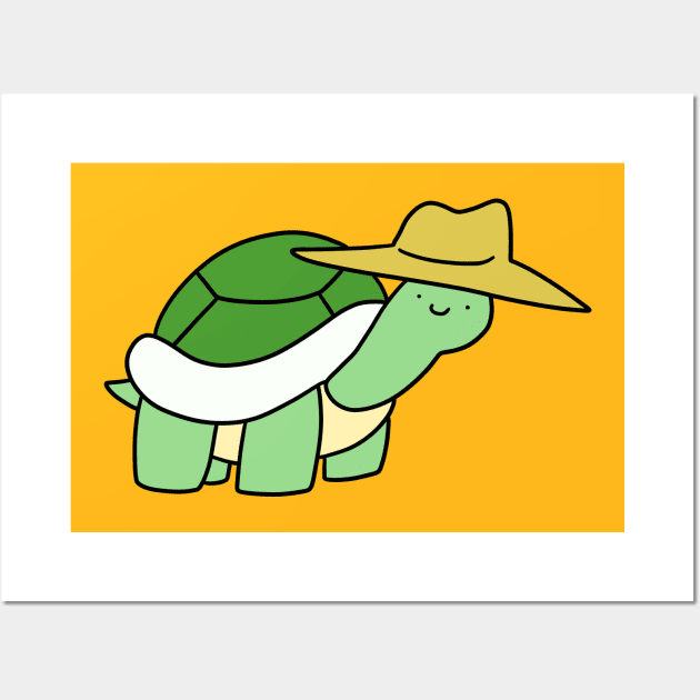 Cowboy Hat Turtle - Turtle - Posters and Art Prints | TeePublic