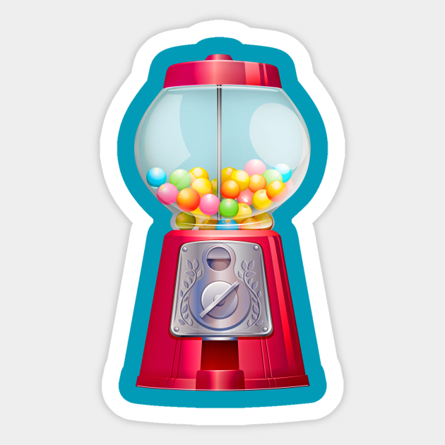 Gumball machine - Gumball Machine - Sticker | TeePublic